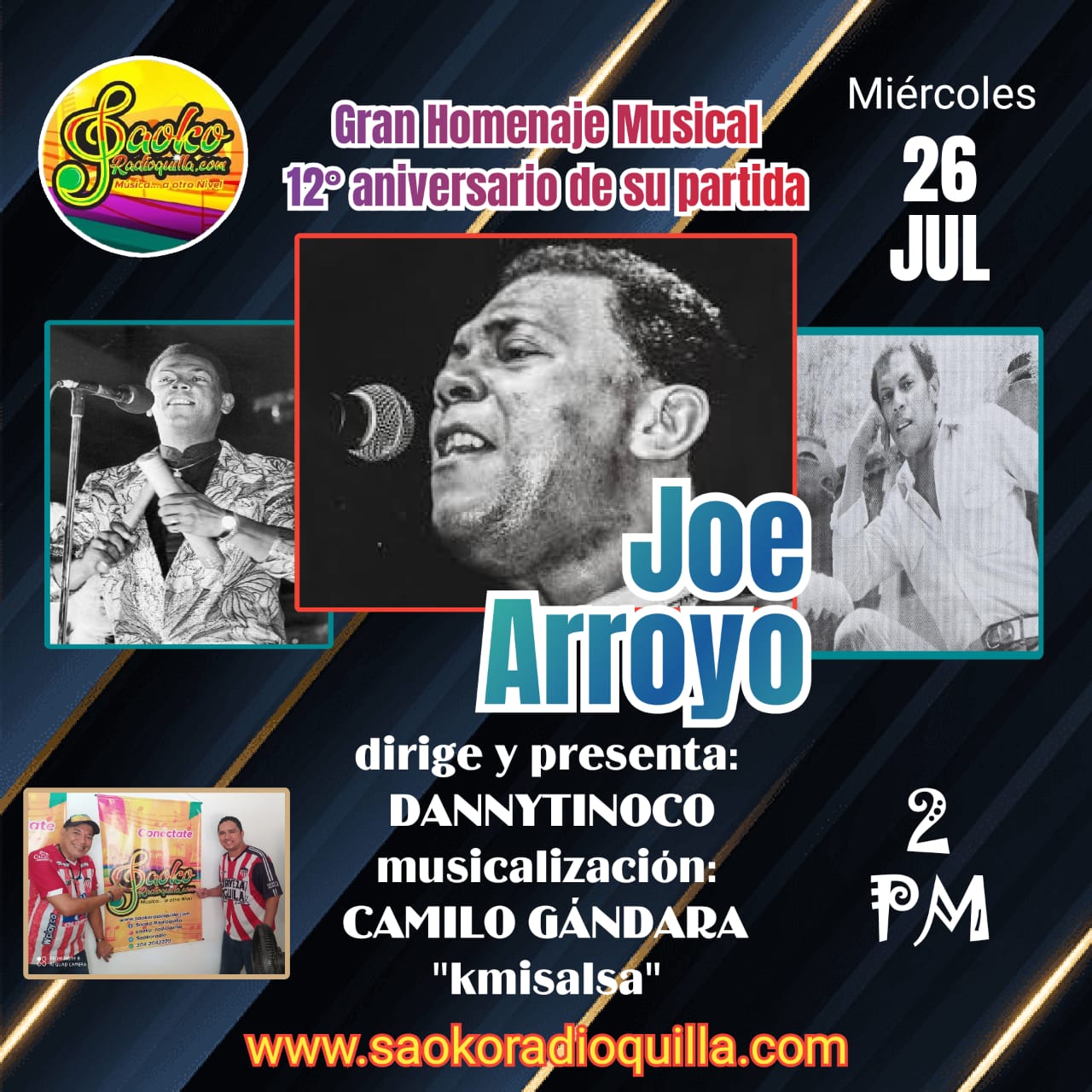 JOE Barranquilla nunca te olvida, Este miércoles 26 al conmemorarse los ...